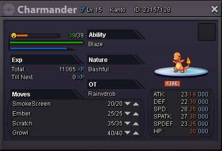 WTS Bashful Charmander with amazing stats ! - Selling Pokémon - Gold ...